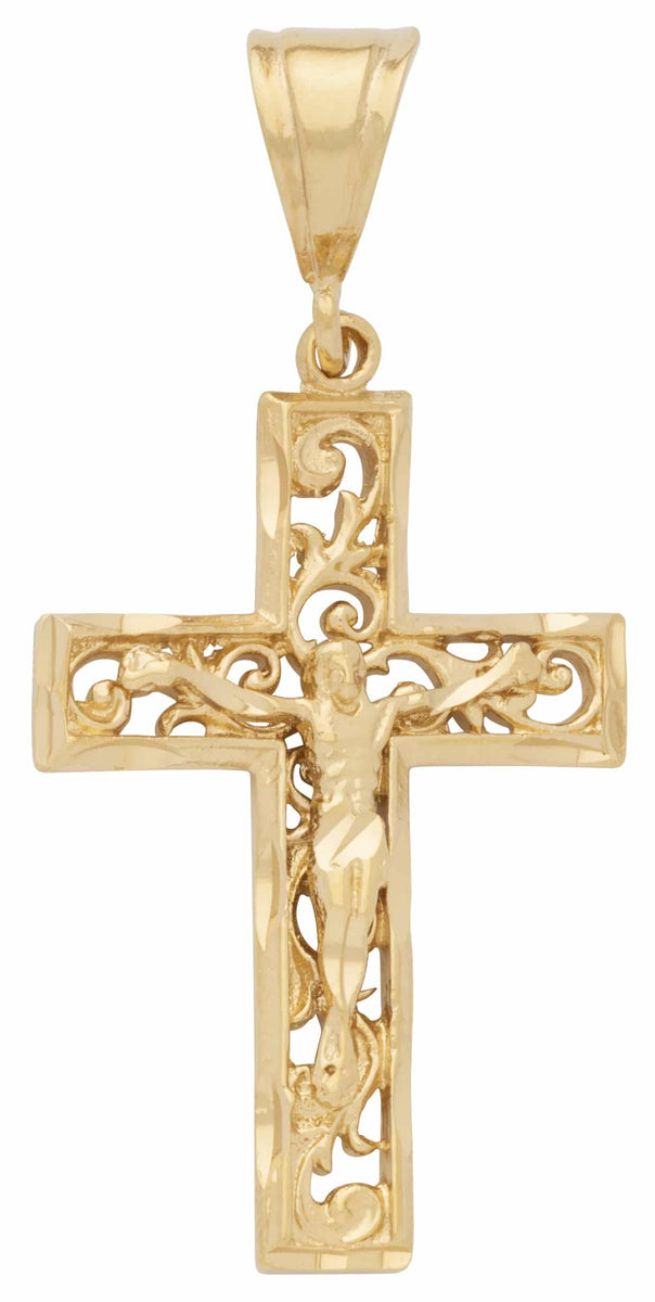 Fancy Jesus Cross Pendant - Extra Large – Buy Jewelry ETC